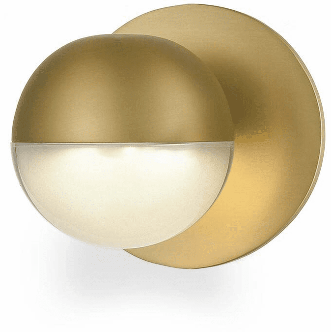 Kuzco WS47305-BG Pluto Modern Brushed Gold LED Wall Lighting - KUZ ...