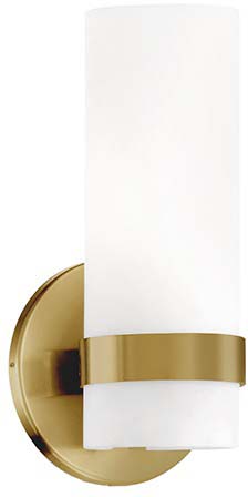 Kuzco WS9809-BG Milano Brushed Gold LED Lighting Sconce - KUZ-WS9809-BG