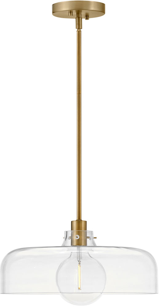 Lark 83497LCB Maisie Modern Lacquered Brass LED Drop Lighting Fixture ...