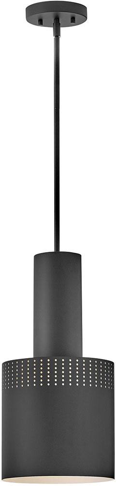Lark 83687BK Casey Contemporary Black LED Mini Pendant Light Fixture ...