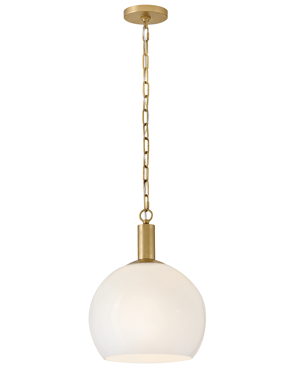 Lark 84287LCB Rivi Modern Lacquered Brass LED Drop Lighting Fixture ...