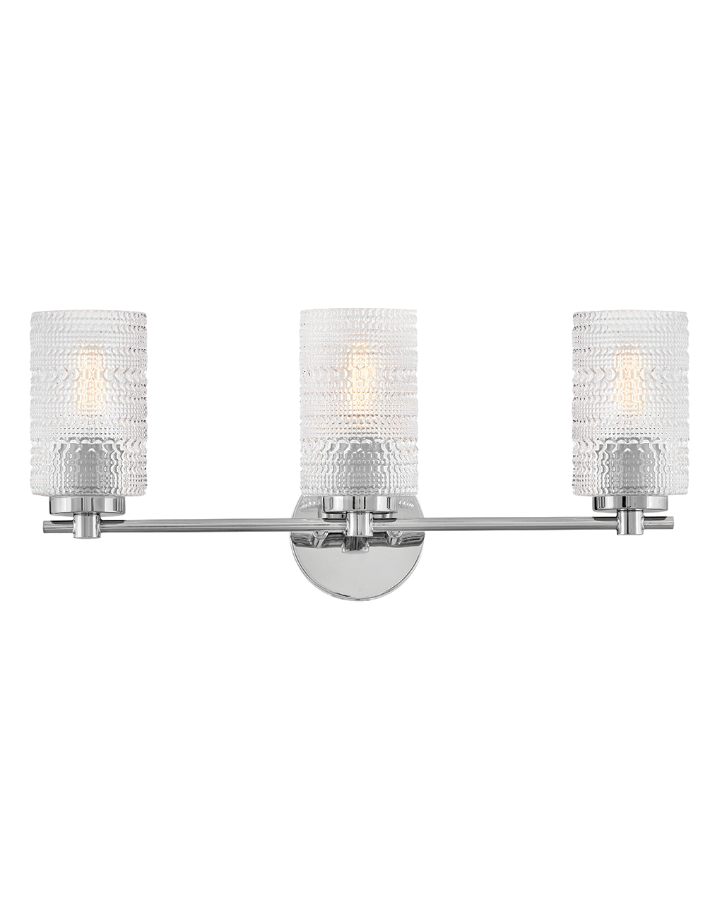 Lark 85573CM Mabel Modern Chrome LED 3-Light Bathroom Light - LRK-85573CM