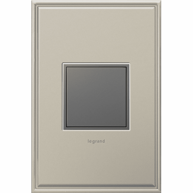 ARPTR151GM2 Legrand Adorne 15A 1-Gang Pop-Out Outlet, Magnesium