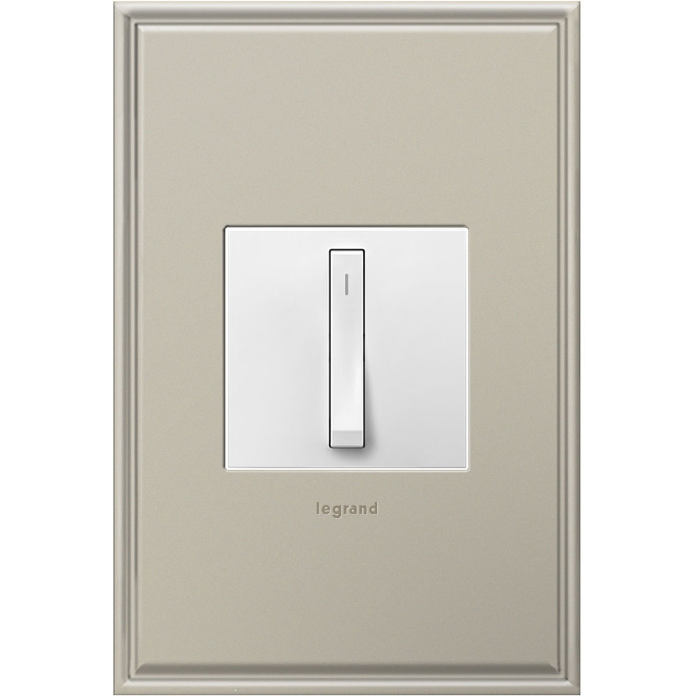 Legrand Adorne Microban ASWR1532W4 Modern White Whisper Switch 15A ...