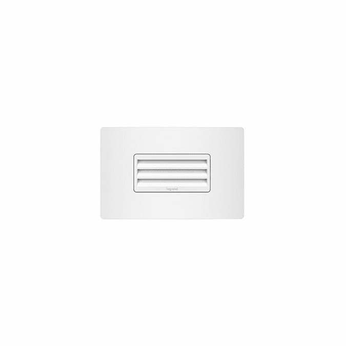 Legrand Radiant NTLHORZWCC6 Modern White LED Horizontal Step Light ...