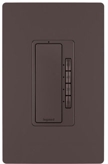 Legrand Radiant RT2DBCCV4 Modern Dark Bronze 4-Button Digital Timer ...