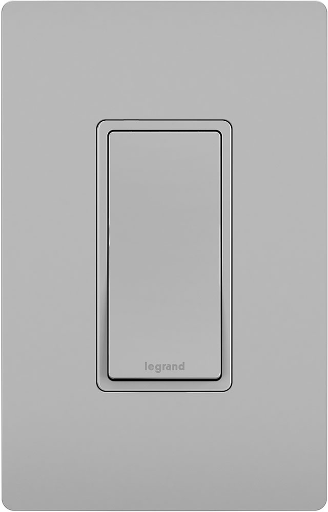 Legrand Radiant TM873GRY Modern Gray 3-Way Decorator Switch - LGR-TM873GRY