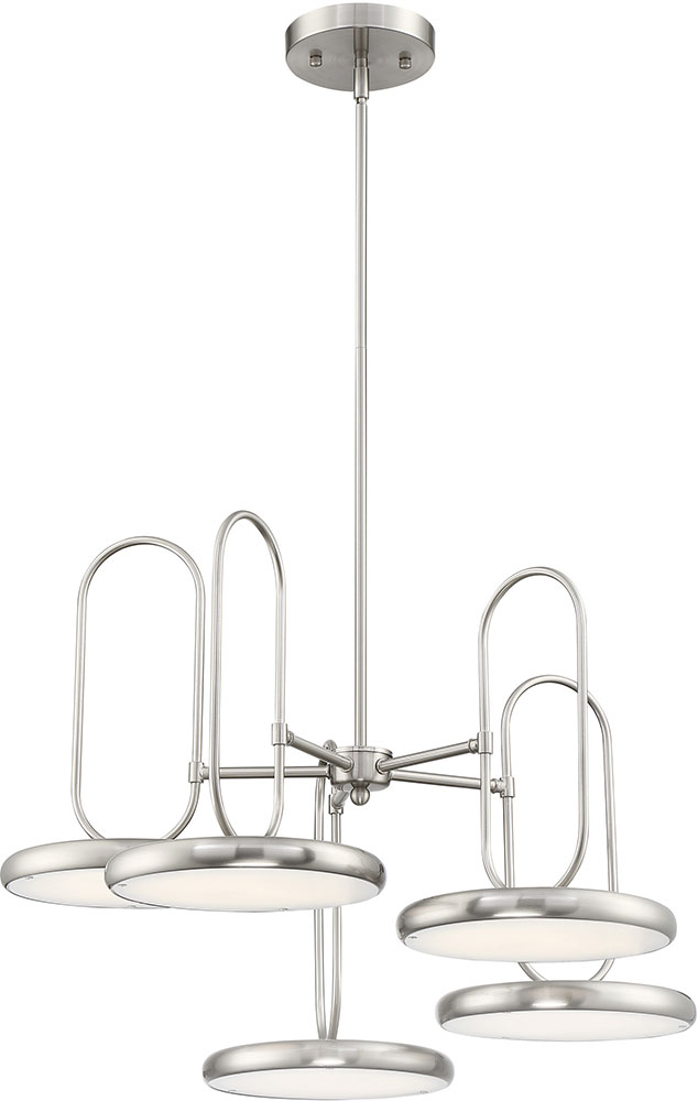 Lite Source LS-18279BN Sailee Contemporary Brushed Nickel LED Overhead ...