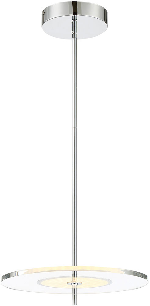 Lite Source LS-18668 Otoniel Modern Chrome LED Pendant Lighting - ls-LS-18668
