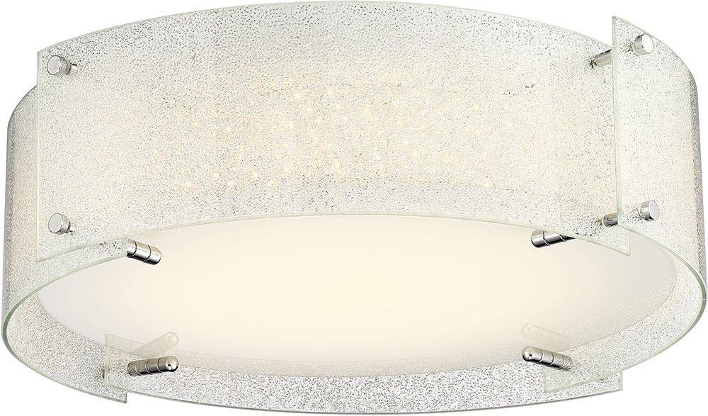 Lite Source LS-5419DIAMOND Kaelin Modern Chrome LED Ceiling Light - ls ...