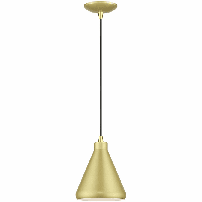 Livex 41177-33 Geneva Modern Soft Gold / Polished Brass Mini Pendant ...
