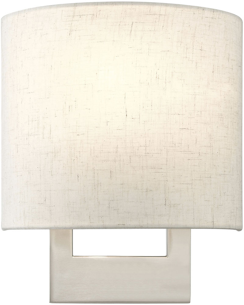 Livex 42420-91 Brushed Nickel Wall Light Fixture - LVX-42420-91