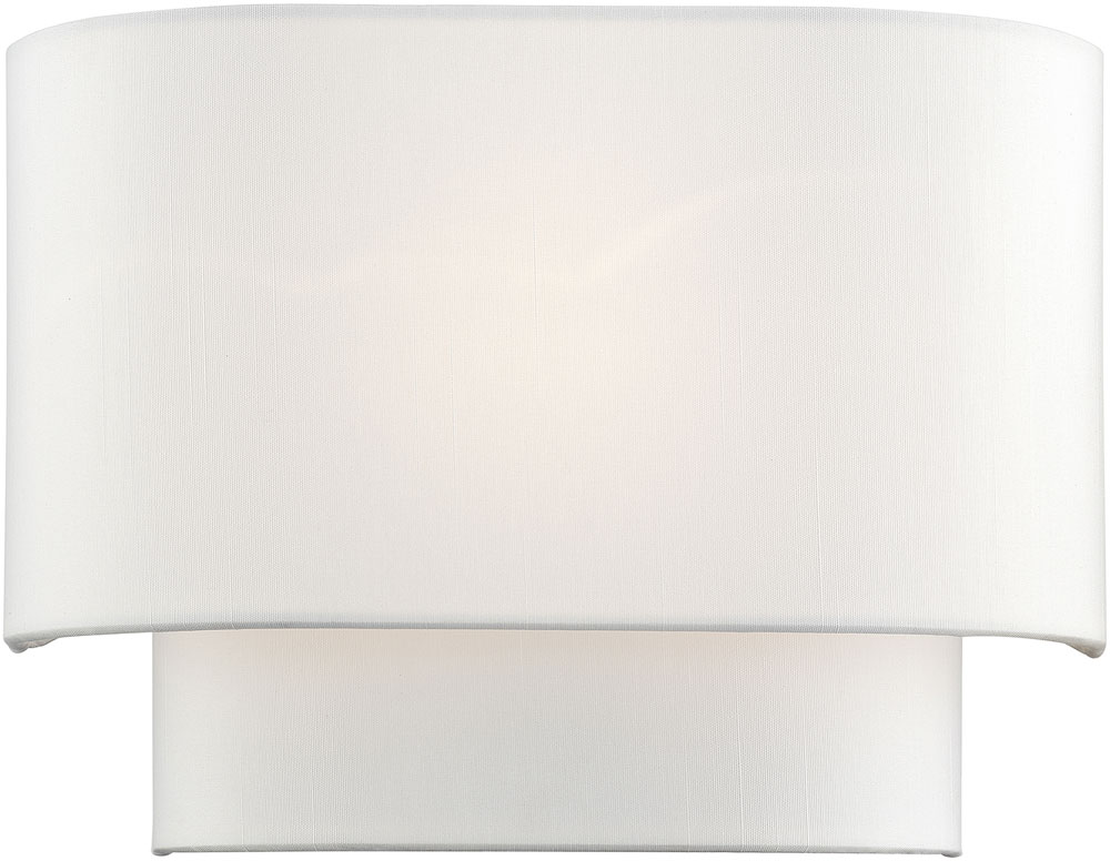 Livex 50311-03 Manorwood Contemporary White Wall Light Fixture - LVX ...