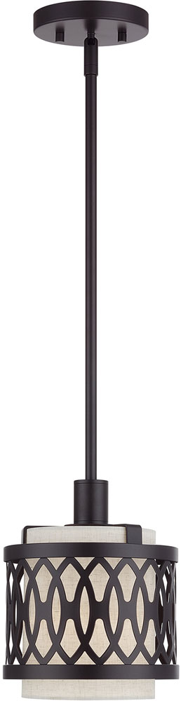 Livex 53439-92 Vistaview Modern English Bronze Mini Pendant Light ...