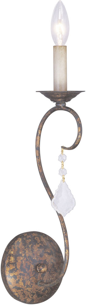 Livex 6421-71 Chesterfield Traditional Hand Applied Venetian Golden ...