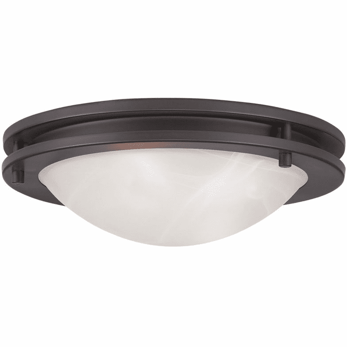 Livex 7057-07 Ariel Bronze 11" Ceiling Light - LVX-7057-07