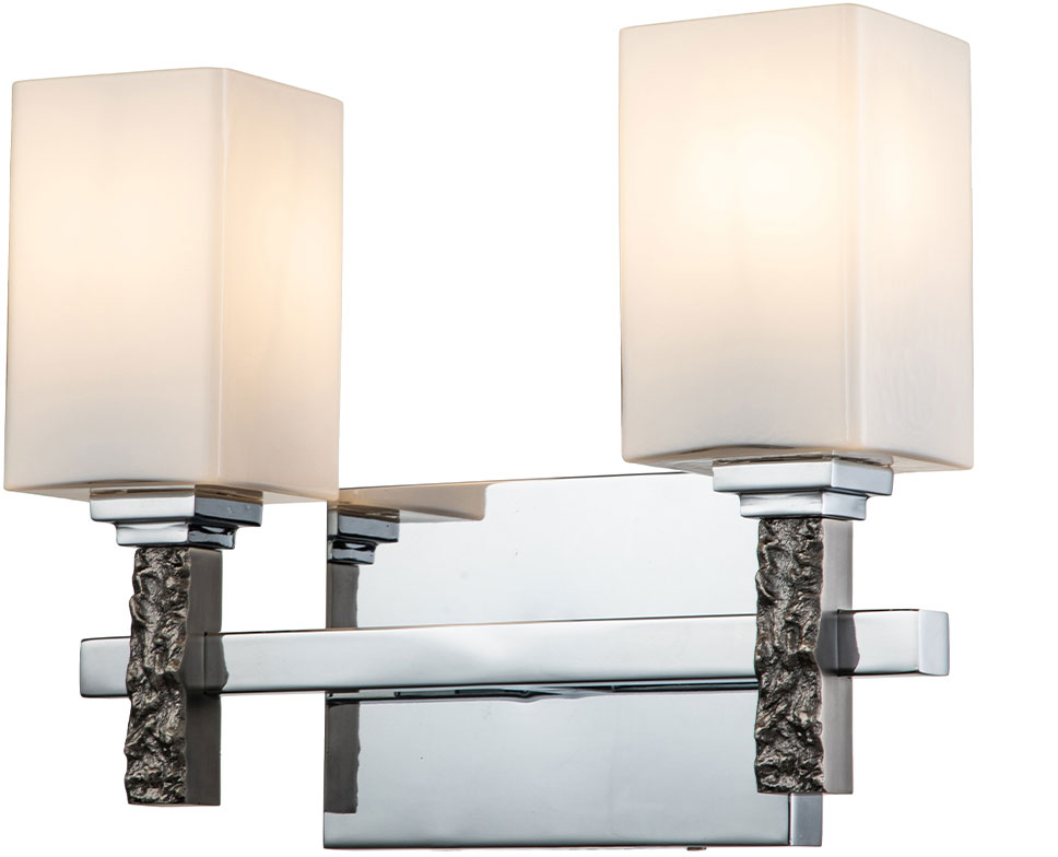 Lucas McKearn BB1101PC-2 Jack Contemporary Polished Chrome 2-Light ...