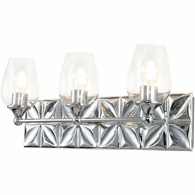 Lucas McKearn BB1300PC-3 Epsilon Contemporary Polished Chrome 3-Light ...