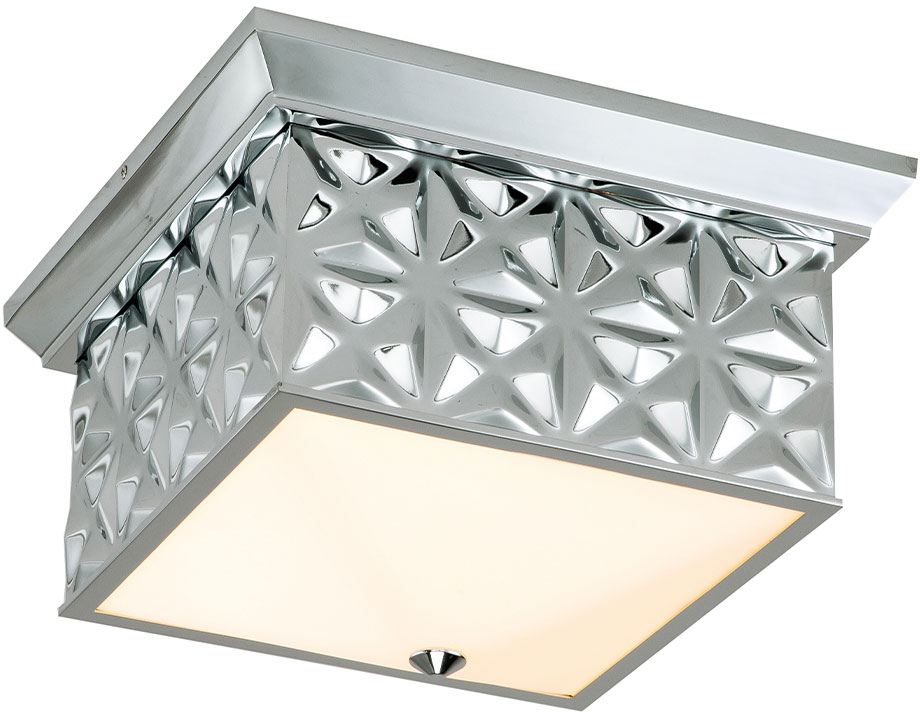 Lucas McKearn FM1302PC-14 Alpha Contemporary Polished Chrome Home Ceiling Lighting - LMK-FM1302PC-14