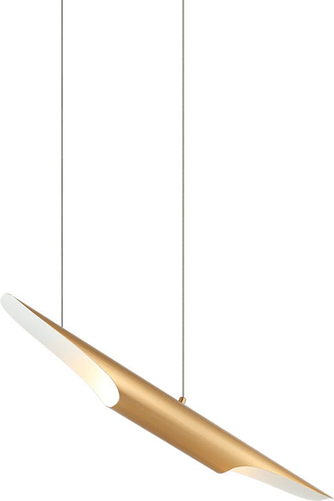 Matteo C32412AG Stylus Modern Aged Gold Brass Hanging Pendant Light ...