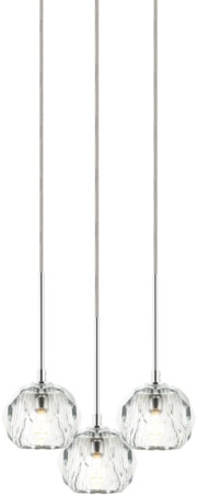 Matteo C61433CH Rosa Modern Chrome Multi Ceiling Light Pendant - MTO ...