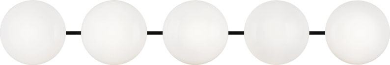 Matteo S05105MBOP Pearlesque Modern Matte Black 5-Light Lighting For ...