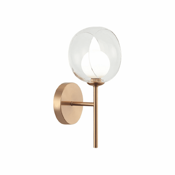 Matteo W60601AGCL Delcia Modern Aged Gold Brass LED Wall Lamp - MTO ...