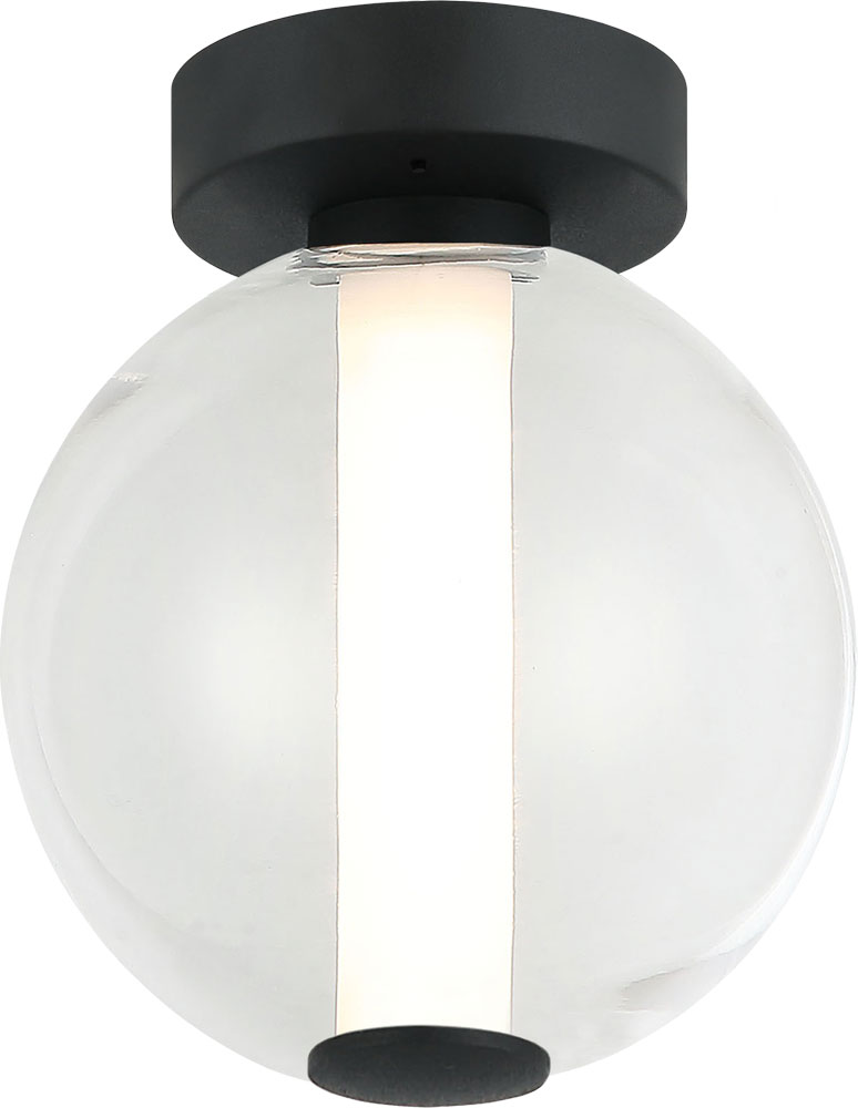 Matteo WX69611MBCL Belange Modern Matte Black LED Overhead Light ...