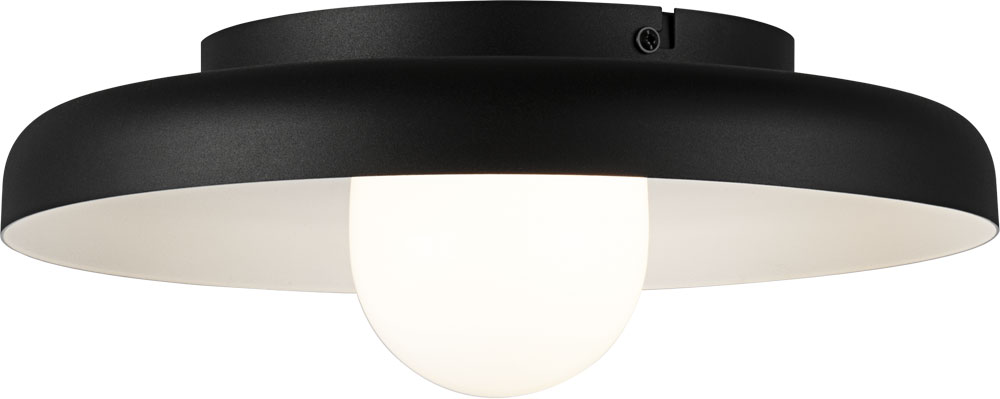 Matteo X34411MBOP Creston Contemporary Matte Black LED 12" Ceiling ...
