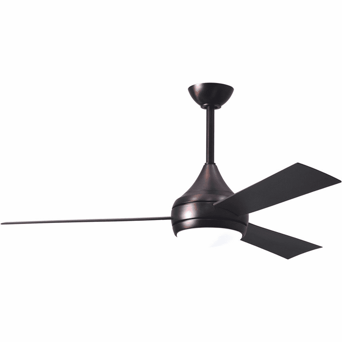 Matthews DA-BB-BB Donaire Modern Brushed Bronze LED 52" Home Ceiling ...