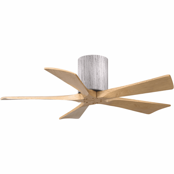 Matthews IR5H-BW-LM Irene Contemporary Light Maple Ceiling Fan - MAT ...