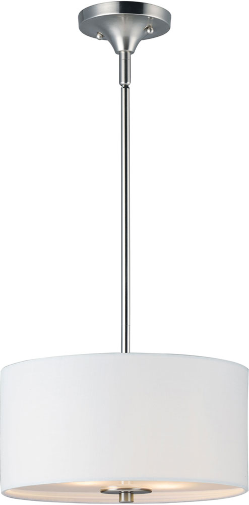 Maxim 10011WLSN Bongo Satin Nickel Drum Pendant Light Fixture - MAX ...