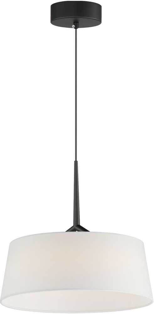 Maxim 10334WTBK Paramount Black LED Drum Hanging Pendant Light - MAX ...