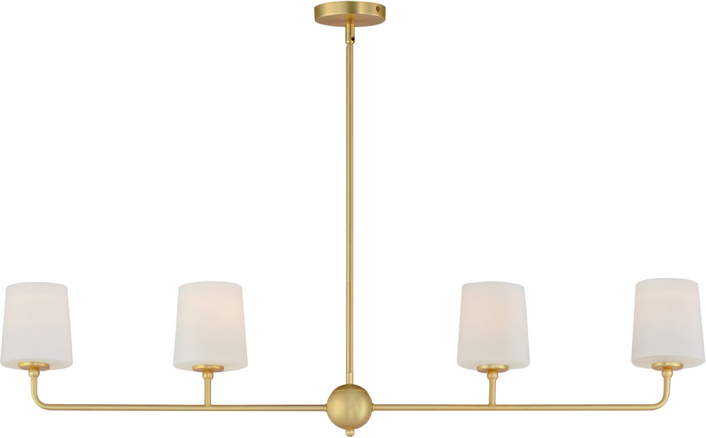 Maxim 12097SWSBR Bristol Satin Brass Kitchen Island Light Fixture - MAX ...