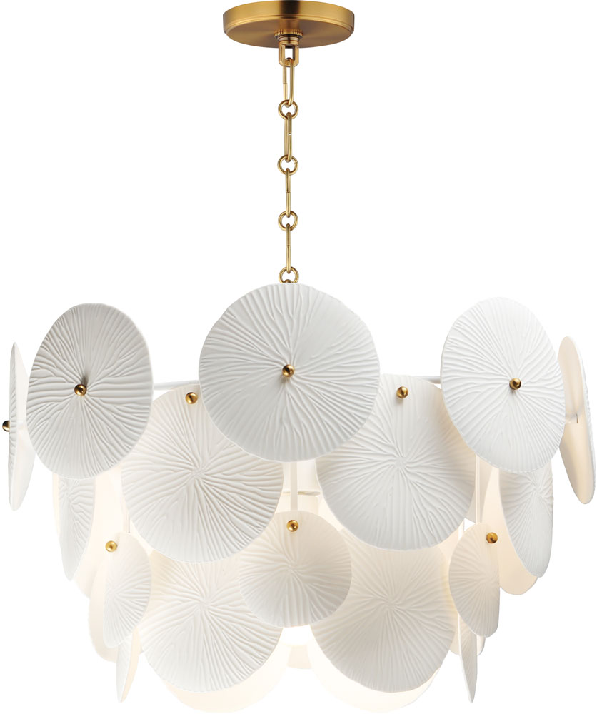 Maxim 12824WTNAB Isla Contemporary Natural Aged Brass Hanging Light ...