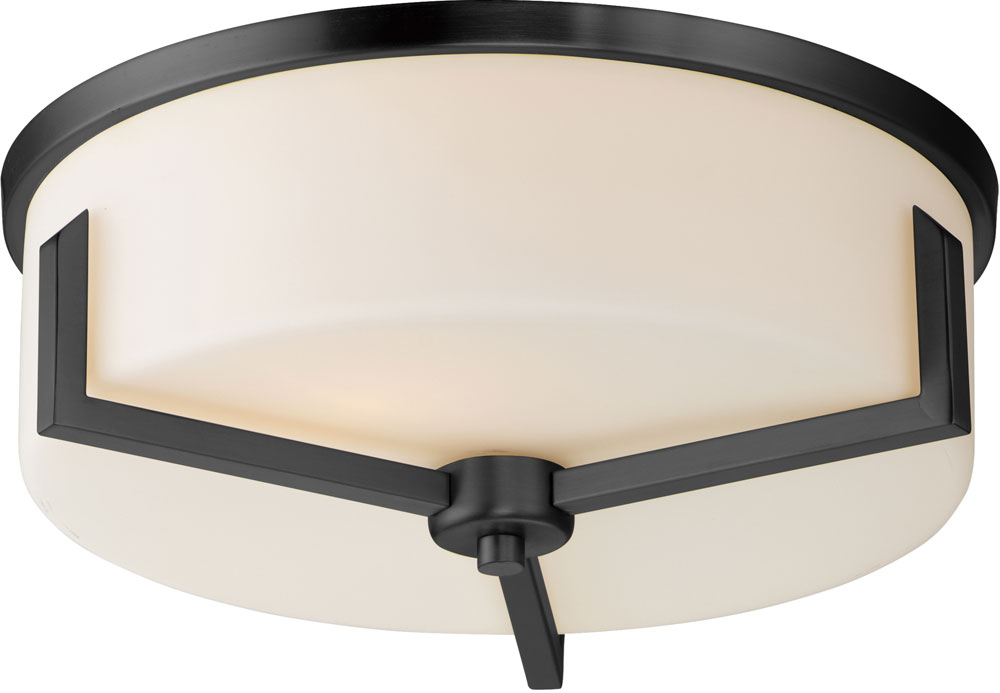 Maxim 21280SWBK Dart Modern Black Flush Mount Ceiling Light Fixture ...