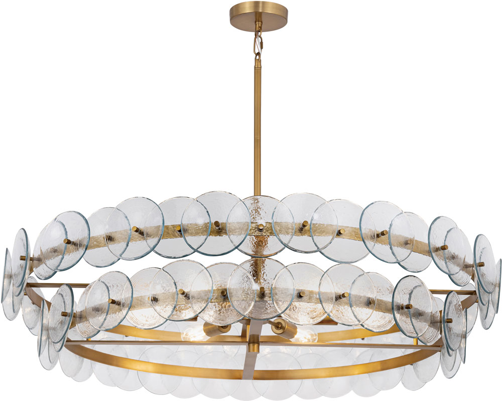 Maxim 21824TCWBR Loren Modern Weathered Brass 42" Drop Ceiling Light ...