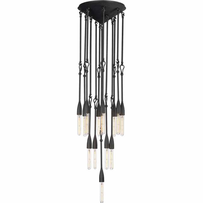 Maxim 27719AR Pioneer Modern Anthracite Multi Hanging Light Fixture ...