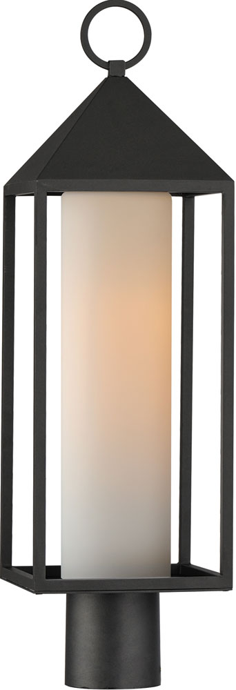 Maxim 30070SWBK Aldous Contemporary Black Exterior Post Light - MAX ...