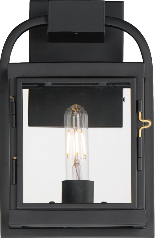Maxim 30801CLBK Bonham Contemporary Black Outdoor Wall Lamp - MAX-30801CLBK