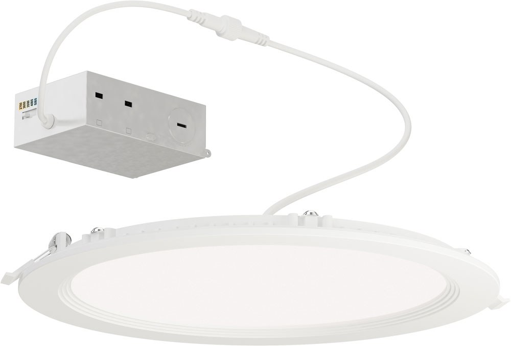 Maxim 67729WTWT Slim Baffle Modern White LED 9" Recessed Light Insert ...