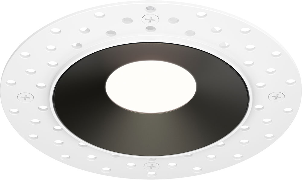Maxim 87663BK Crisp Modern Black LED 3.75" Recessed Lighting Insert ...
