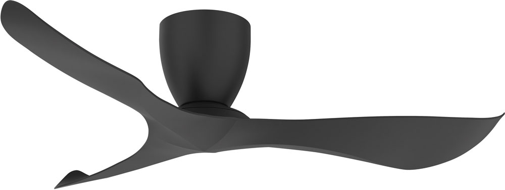 Maxim 88753BK Keanu Modern Black 56" Indoor / Outdoor Home Ceiling Fan ...