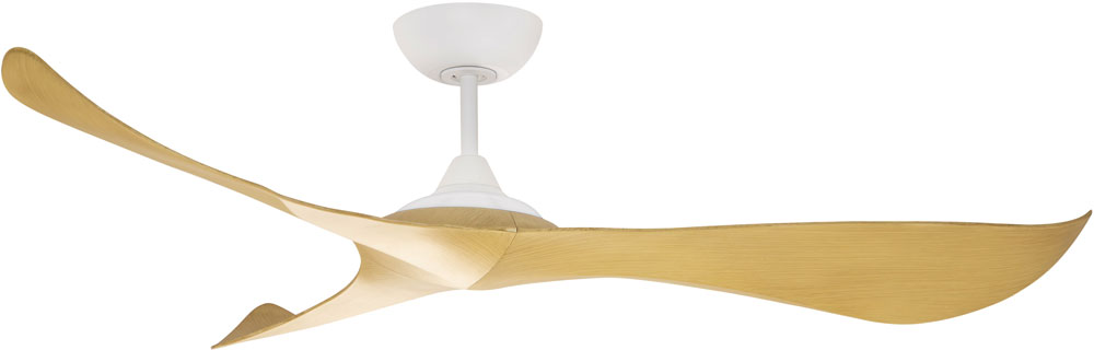 Maxim 88754MWTK Keanu Modern Matte White / Teak 56" Interior / Exterior ...