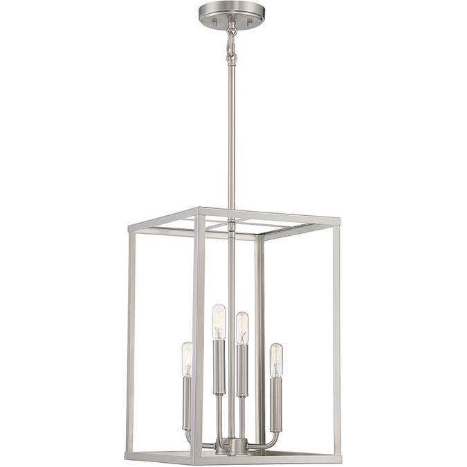 Brushed Nickel Foyer Light