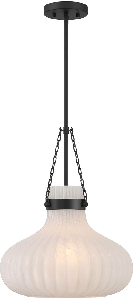 Meridian M7046MBK Contemporary Matte Black Pendant Lighting - MER-M7046MBK