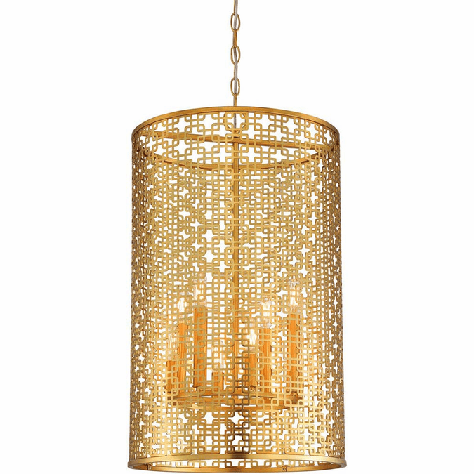Metropolitan N7787-248 Blairmmor Contemporary Honey Gold Foyer Lighting ...