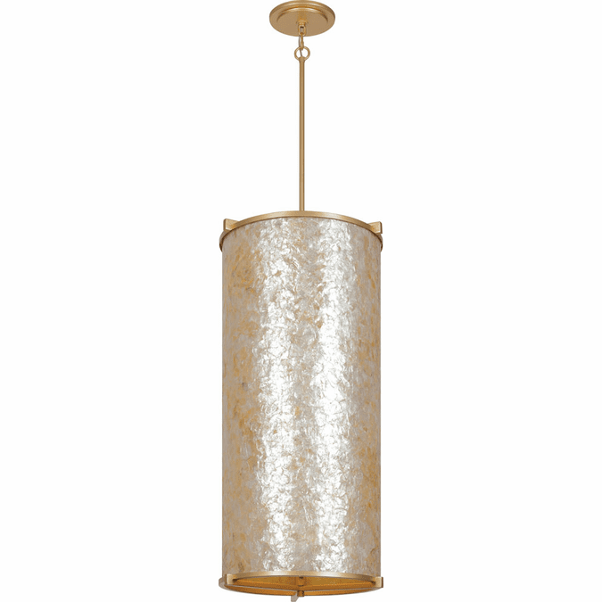 Metropolitan N1936-760 Sommers Bend Contemporary Capiz Shell Gold Foyer ...