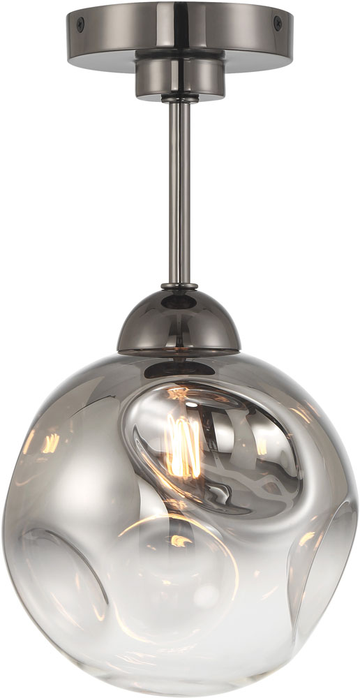 Metropolitan N5362-605 Neveh Modern Gun Metal Flush Lighting - MET ...