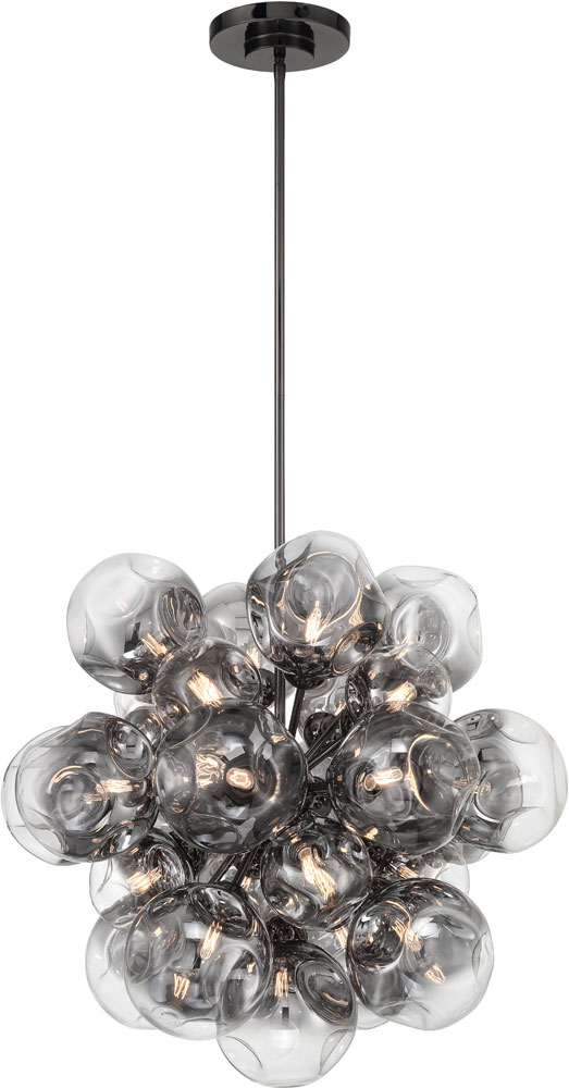 Metropolitan N5365-605 Neveh Contemporary Gun Metal Drop Ceiling ...